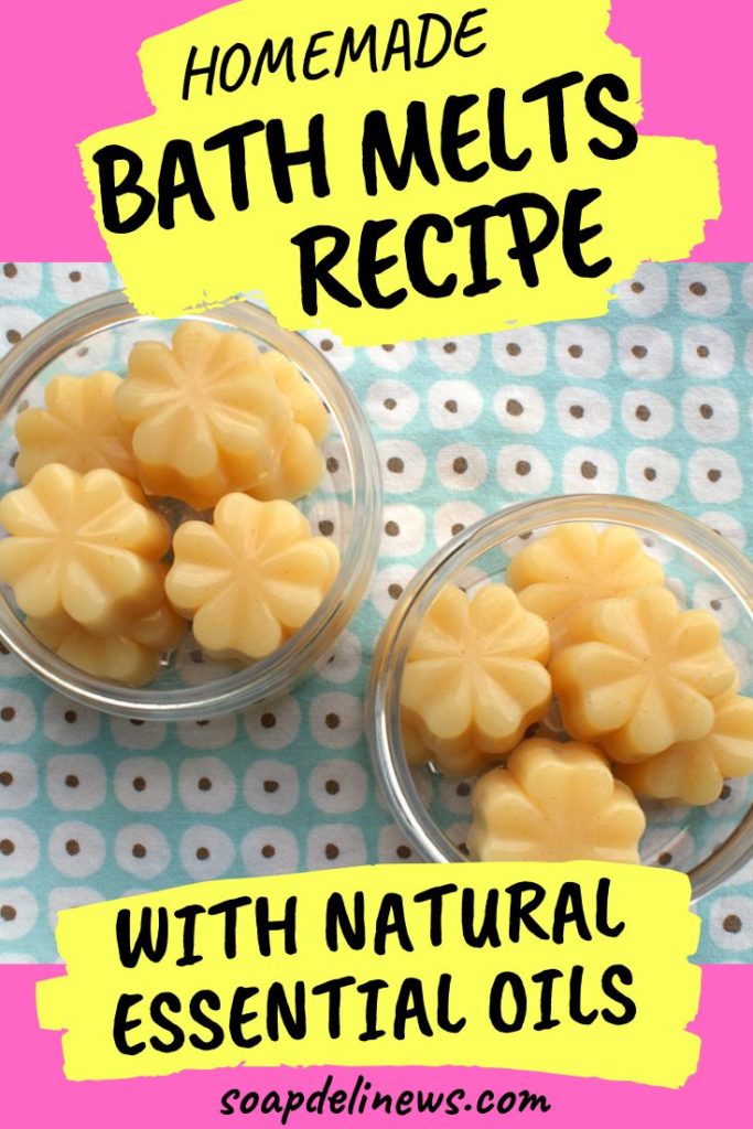 Recipes for Lemon Verbena Bath Melts & Solid Sugar Scrub Cubes