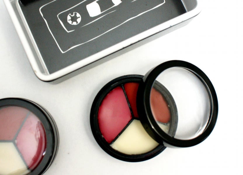 DIY Homemade Tri-Color Lip Balm Recipe