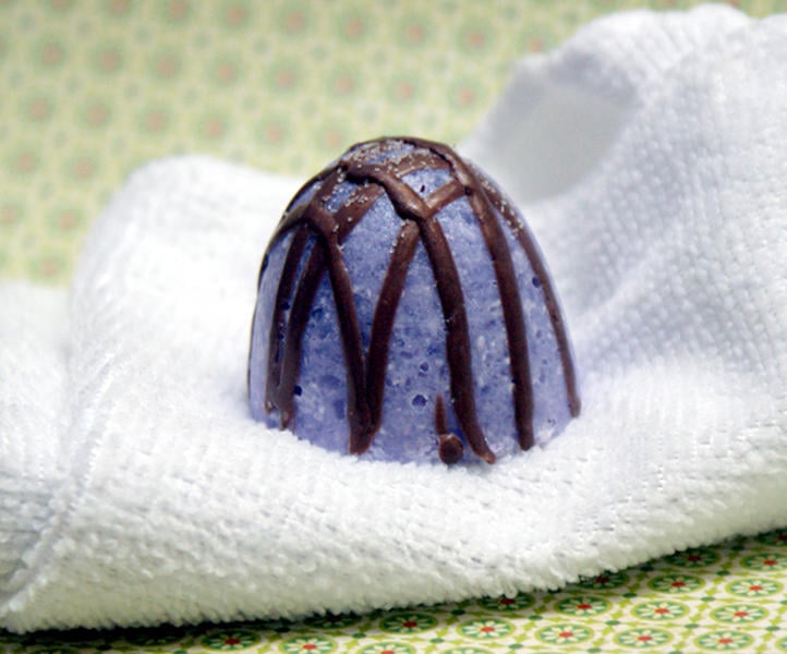 DIY Chocolate Bon Bon Solid Salt Scrub Recipe