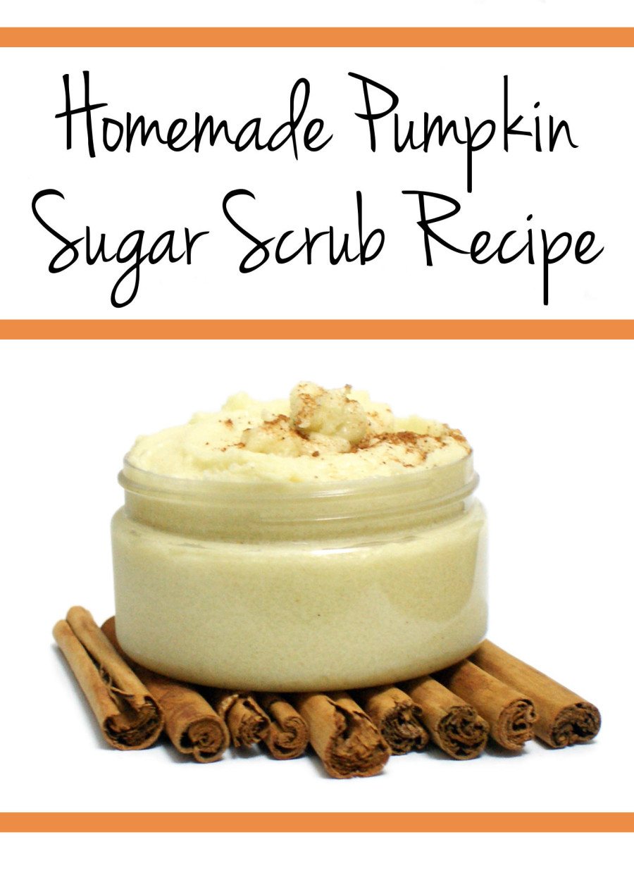 Homemade Pumpkin Sugar Scrub Recipe for Fall