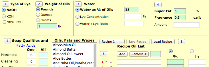How to Make a Custom Cold Process Soap Recipe Using a Lye Calculator