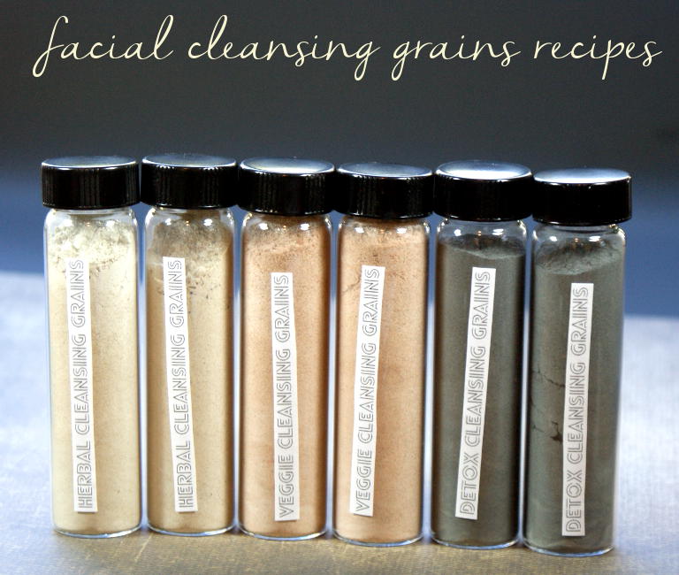 Facial Cleansing Grains Recipes for Natural Skin Care