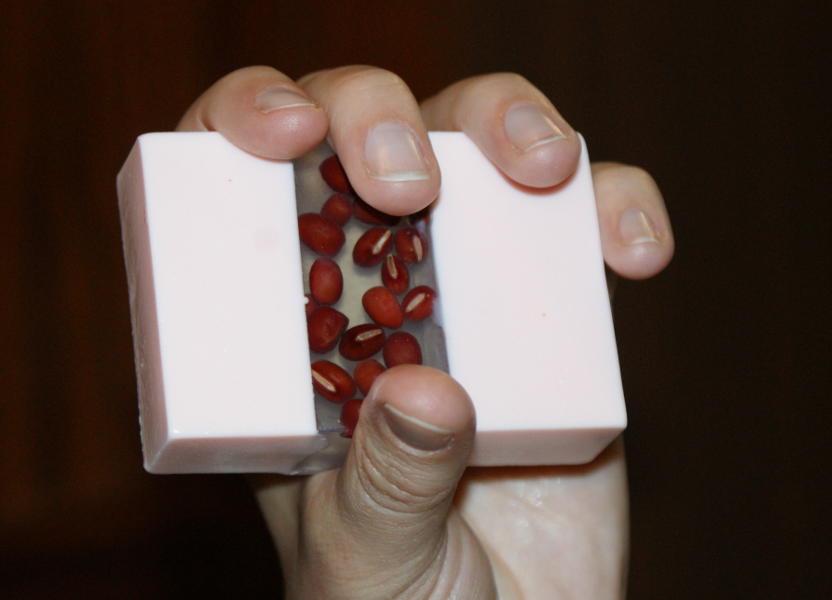 Adzuki Bean Soap Recipe: Decorative Layered Melt and Pour Soap