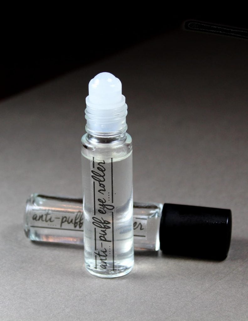 DIY Anti-Puff Eye Roller for Tired, Puffy Eyes and Under Eye Bags