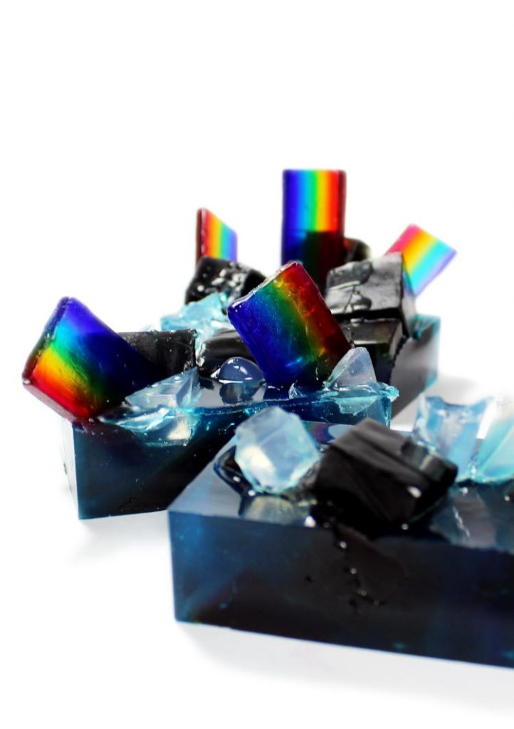 Sculptural Rainbow Soap Tutorial - Soap Deli News