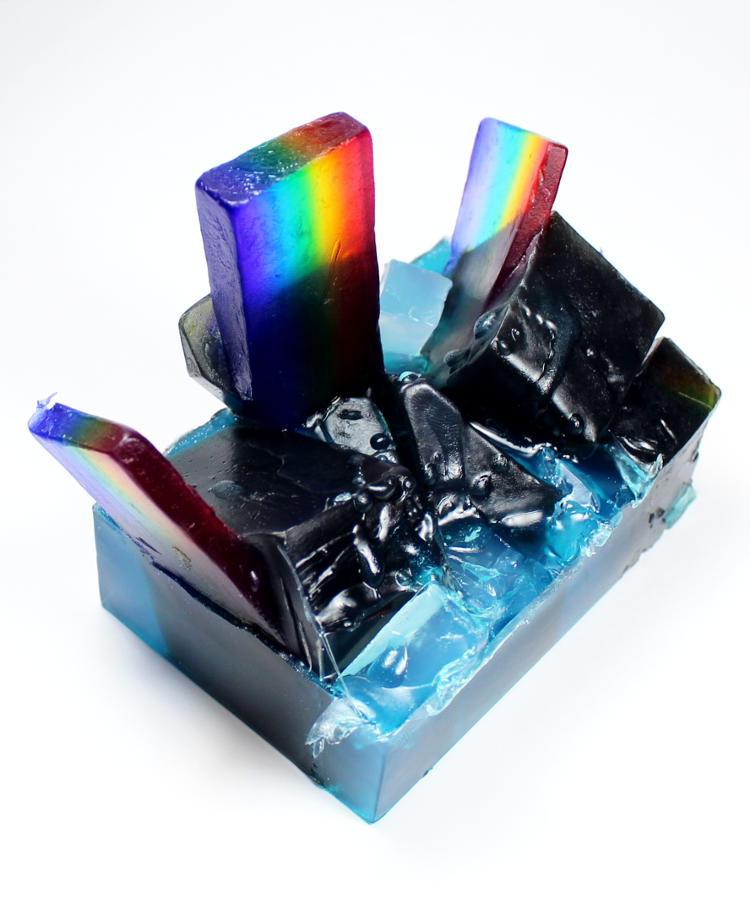 Sculptural Rainbow Soap Tutorial - Soap Deli News