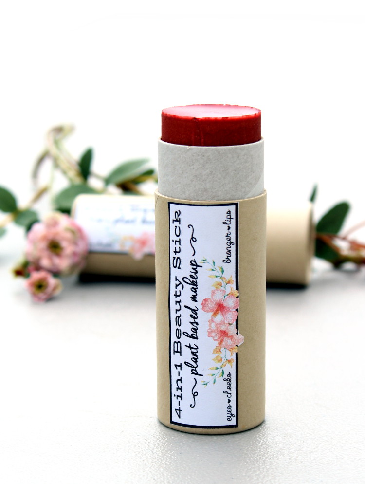 DIY Beauty Stick for Lips, Eyes & Cheeks: Vegan Plant Based Makeup