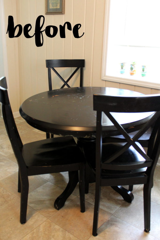 Kitchen Table Makeover (Or rather, how I brightened up my drab kitchen!)