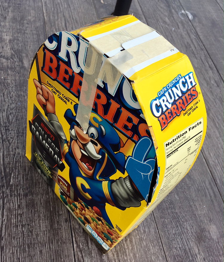 DIY Halloween Tombstones from Upcycled Cereal Boxes