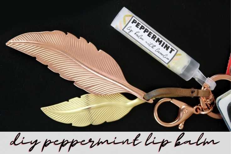 Peppermint Lip Balm Recipe with Lanolin for Chapped Lips + Skin Health