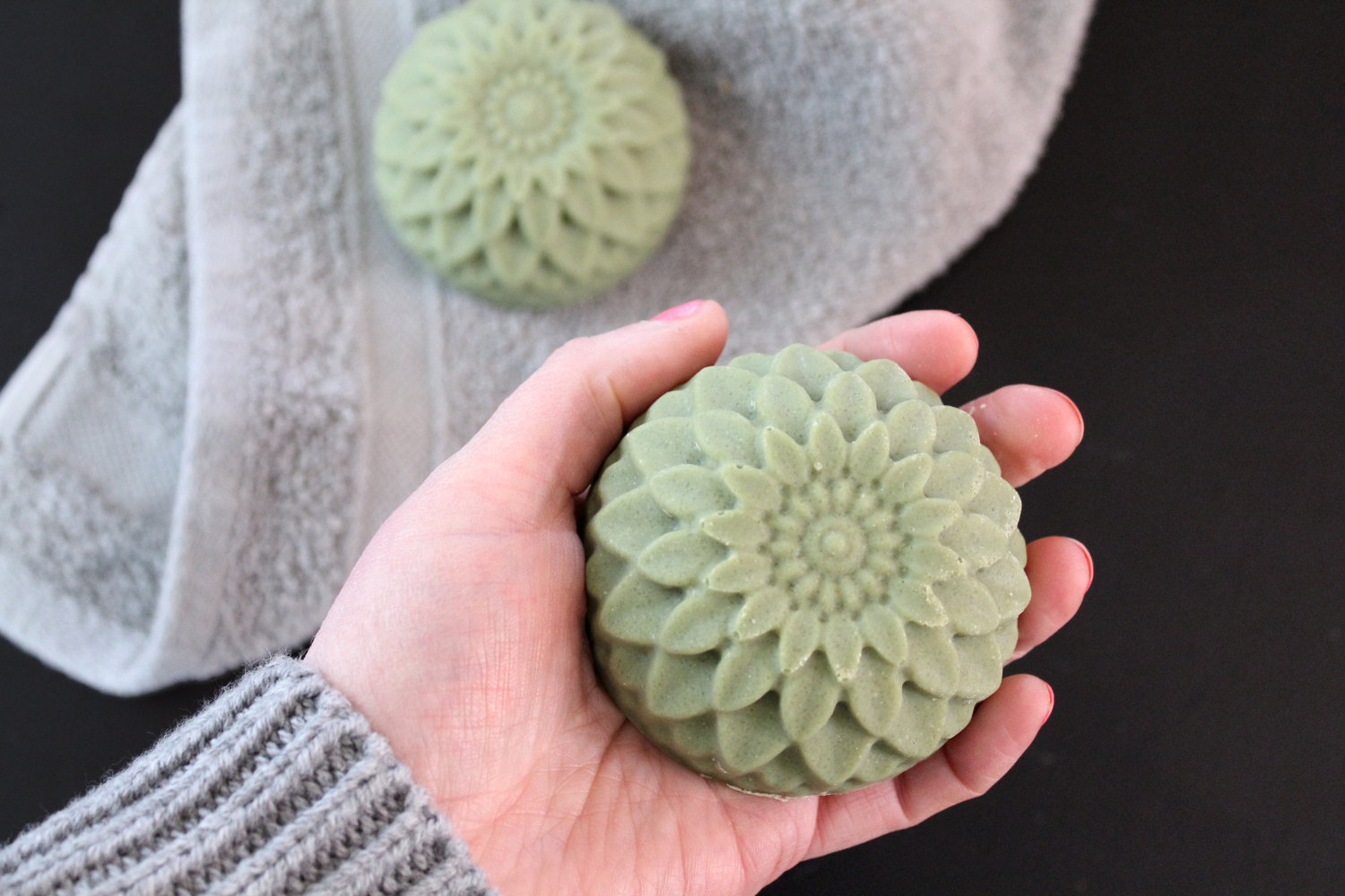 Solid Shampoo Bar Recipe with Sea Salt, Milk & Egg for Shiny Hair