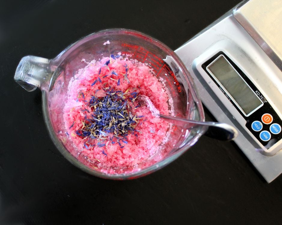 Blueberry Thyme Bath Salts Recipe (A Homemade Mother's Day Gift Idea)