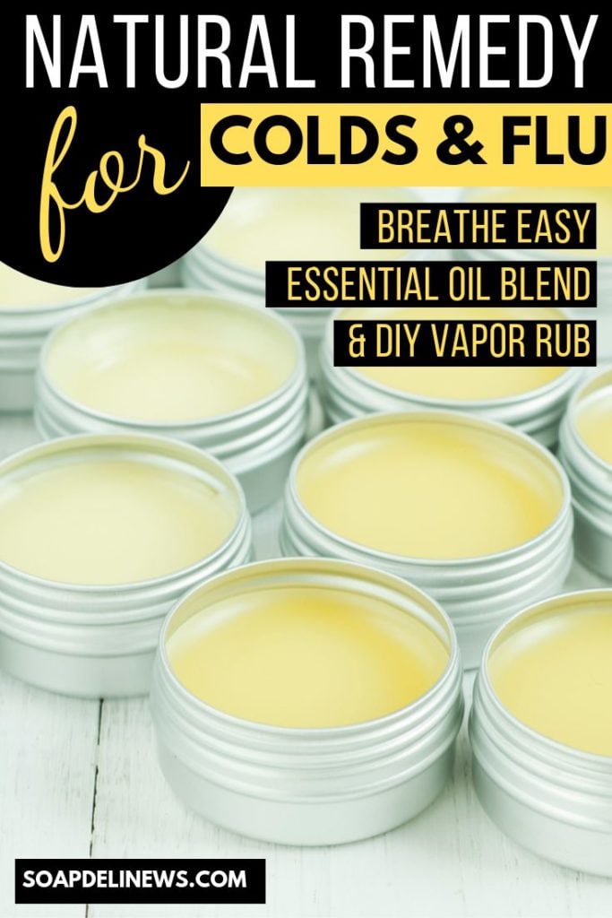 Breathe Easy Essential Oil Blend for Homemade Vapor Rub Cold Remedy