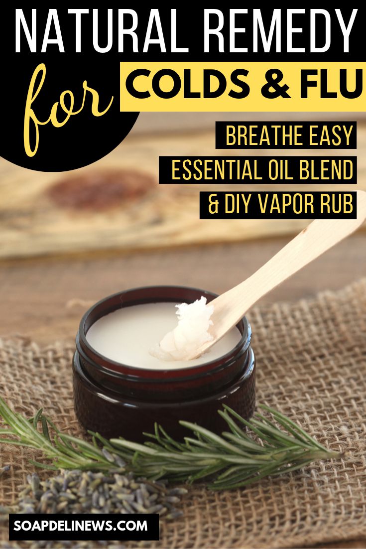 Breathe Easy Essential Oil Blend for Homemade Vapor Rub Cold Remedy