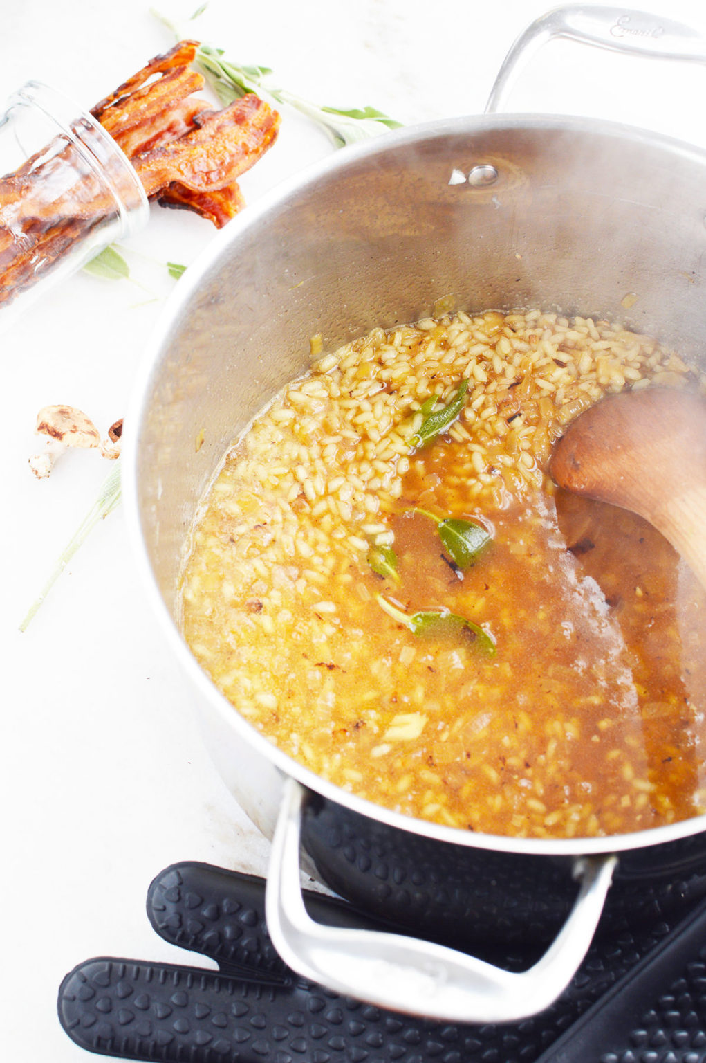 Mushroom Bacon Risotto Recipe: A Warming Winter Dinner Idea