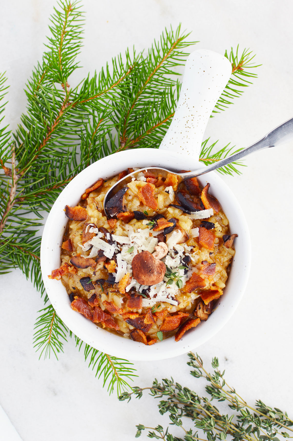 Mushroom Bacon Risotto Recipe: A Warming Winter Dinner Idea
