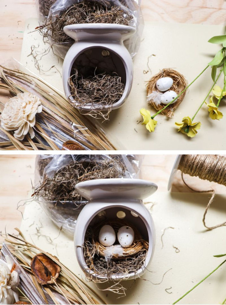 Dollar Tree Spring Decor: DIY Bird Craft Fragrance Warmer