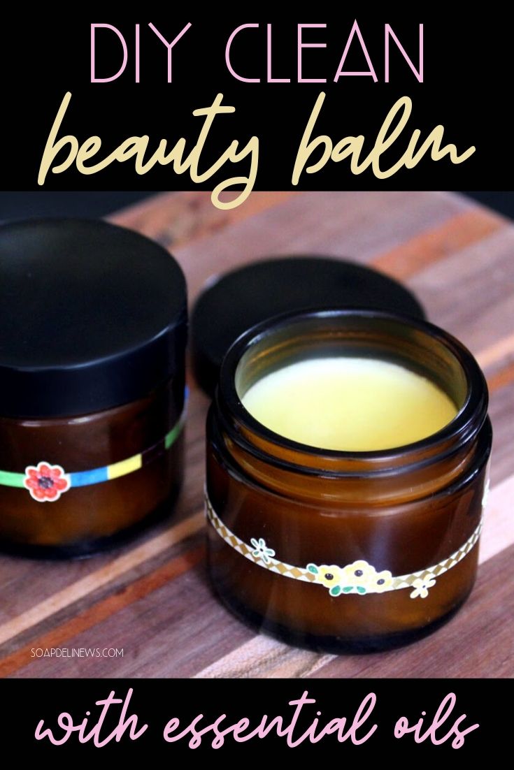 Clean Beauty Balm Recipe with Essential Oils for Healthy Looking Skin