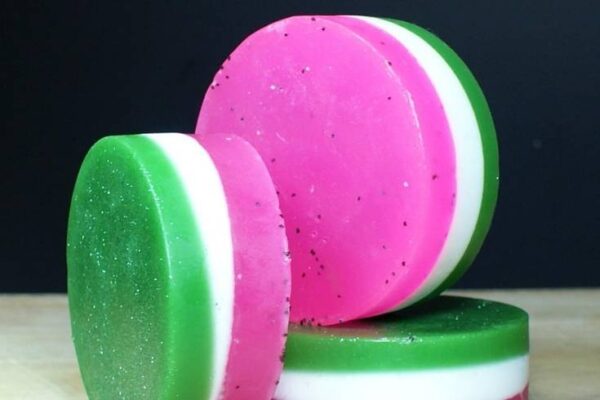Watermelon Soap Recipe with Skin Brightening Vitamin C for Glowing Skin
