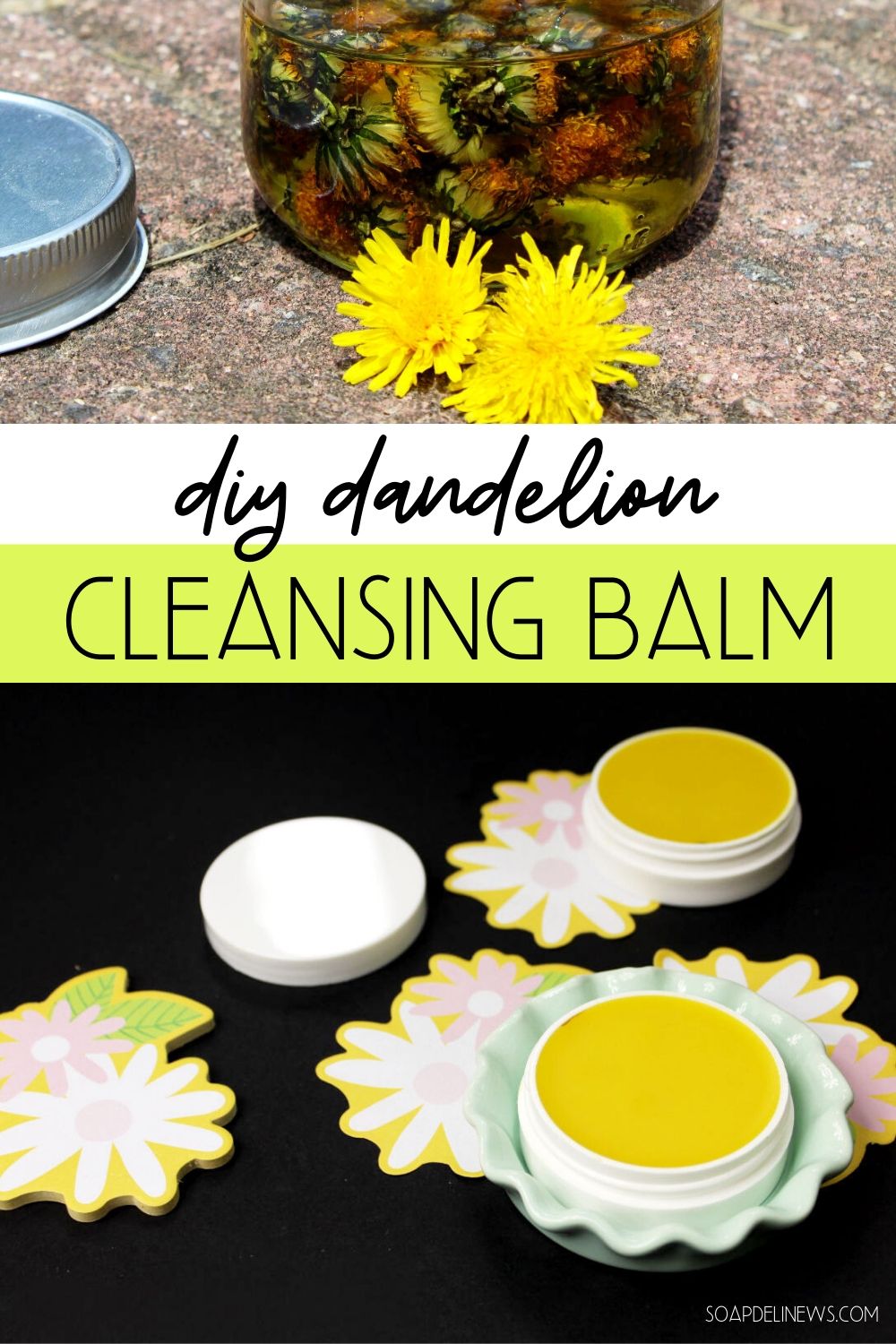 Dandelion Cleansing Balm Recipe: Easy Natural Clean Beauty Recipe