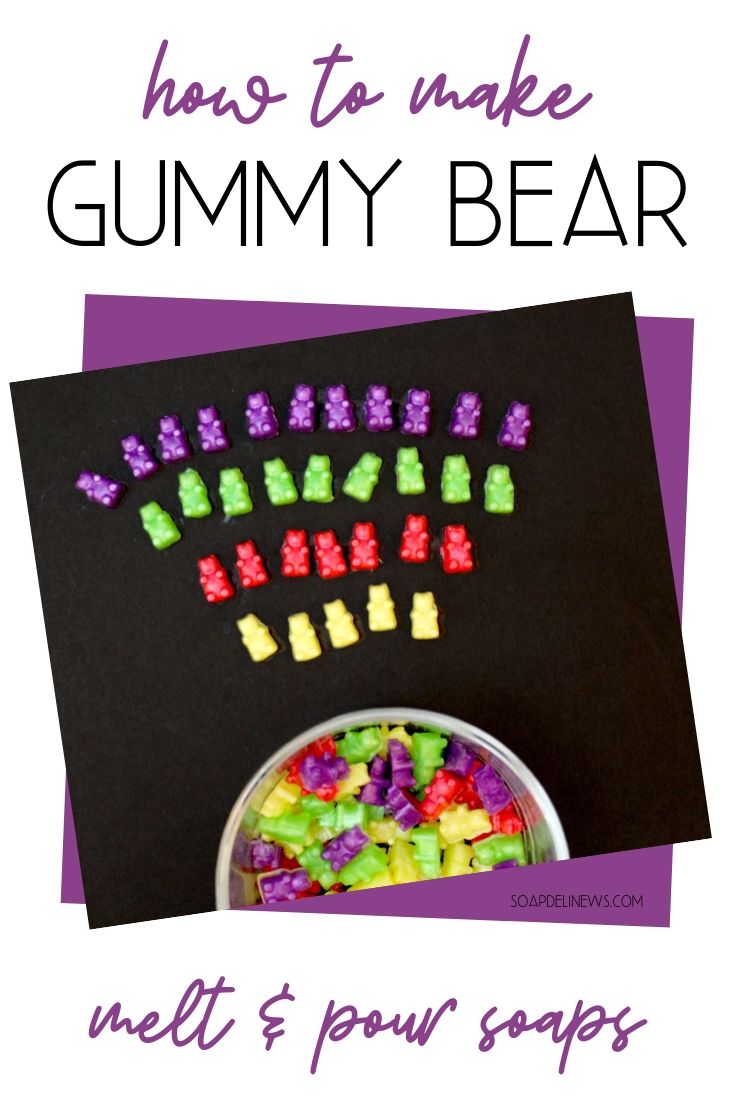 Gummy Bear Soap DIY Using a Gummy Bear Soap Mold