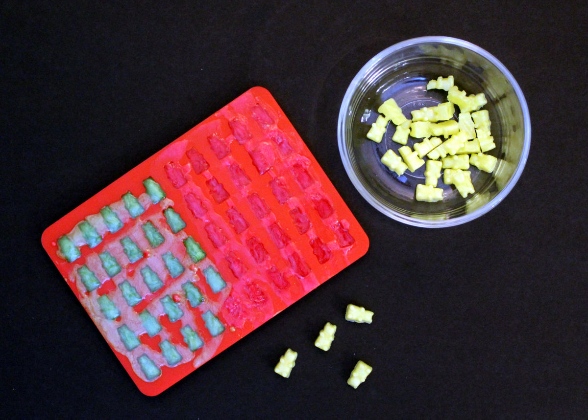Gummy Bear Soap DIY Using a Gummy Bear Soap Mold